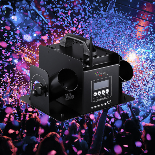R5 Twin Output Confetti Cartridge Launcher – Stage FX